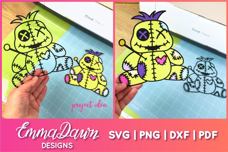 Cute Voodoo Doll SVG - So Fontsy