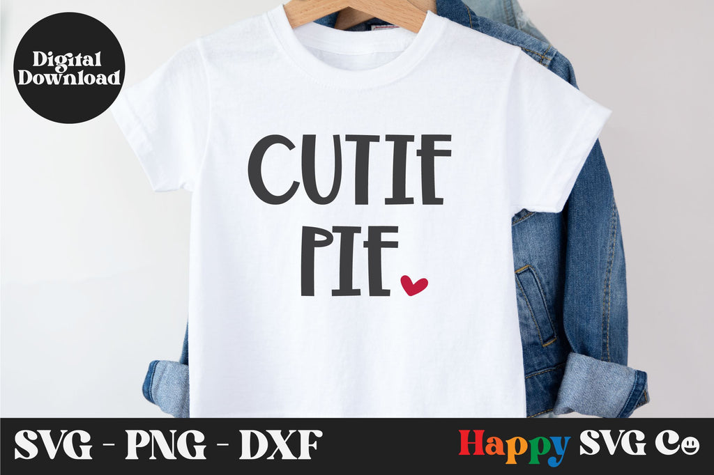 Cutie Pie SVG Cut File - So Fontsy