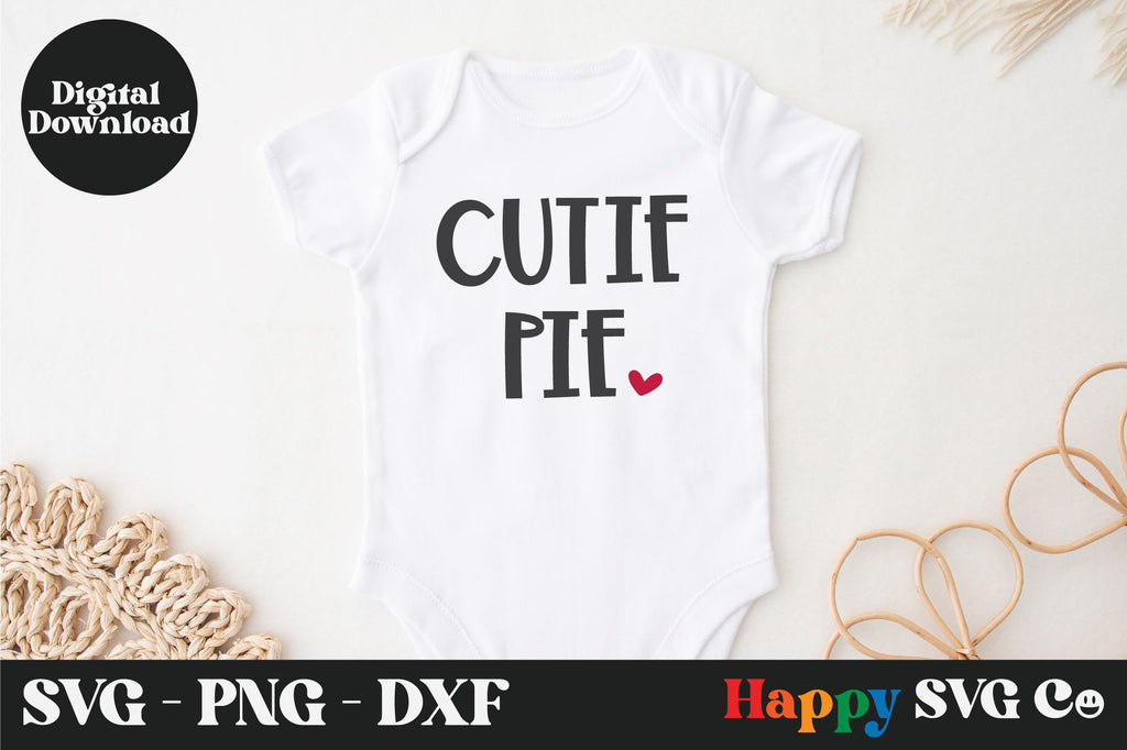 Cutie Pie SVG Cut File - So Fontsy