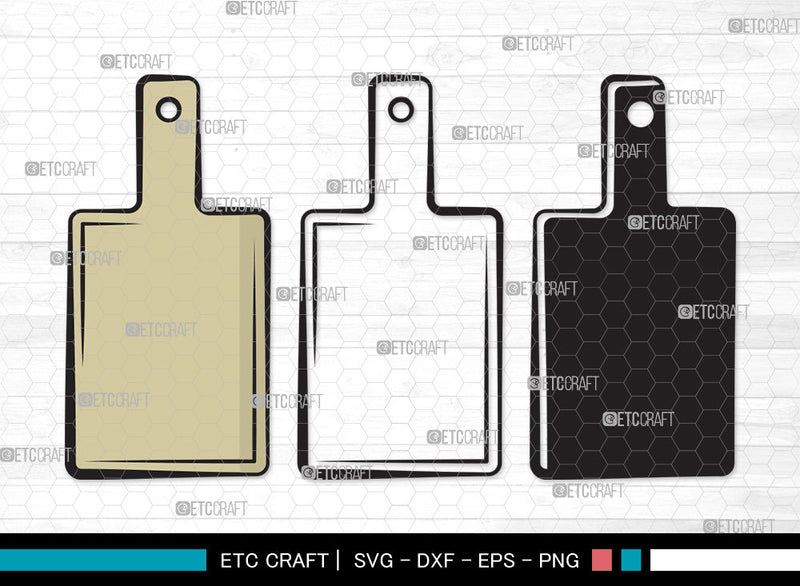 Cutting Board Clipart SVG | Kitchen Board Svg | Cutting Boards With ...