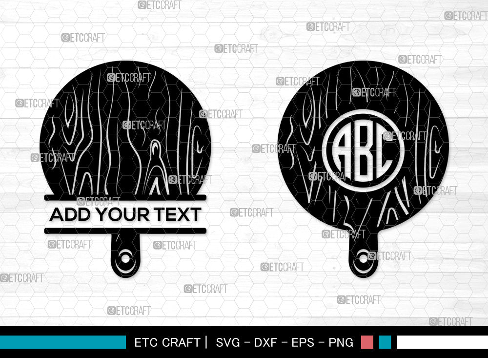 Cutting Board Monogram SVG, Split Monogram SVG, Cooking Board Svg ...