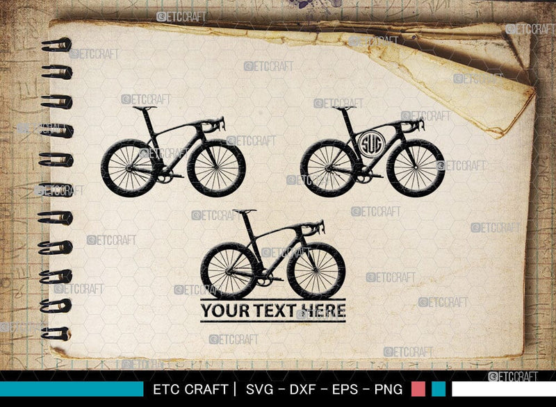 Cycle Monogram, Cycle Silhouette, Bicycle Svg, Cycle Svg, Sport Svg ...