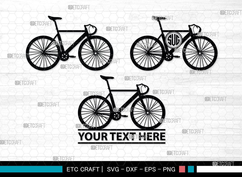 Cycle Monogram, Cycle Silhouette, Bicycle Svg, Cycle Svg, Sport Svg ...