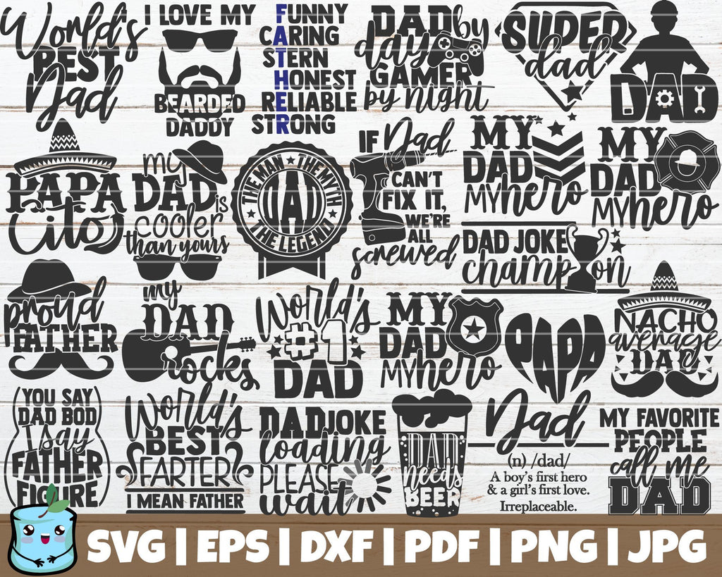 Dad Life SVG Bundle - So Fontsy