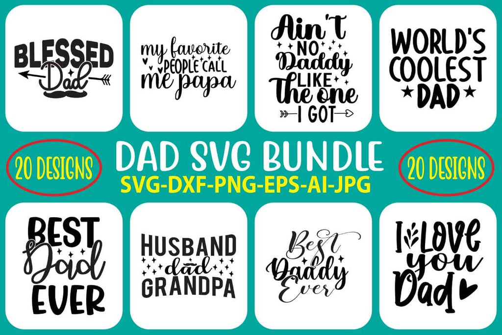 Dad SVG Bundle - So Fontsy