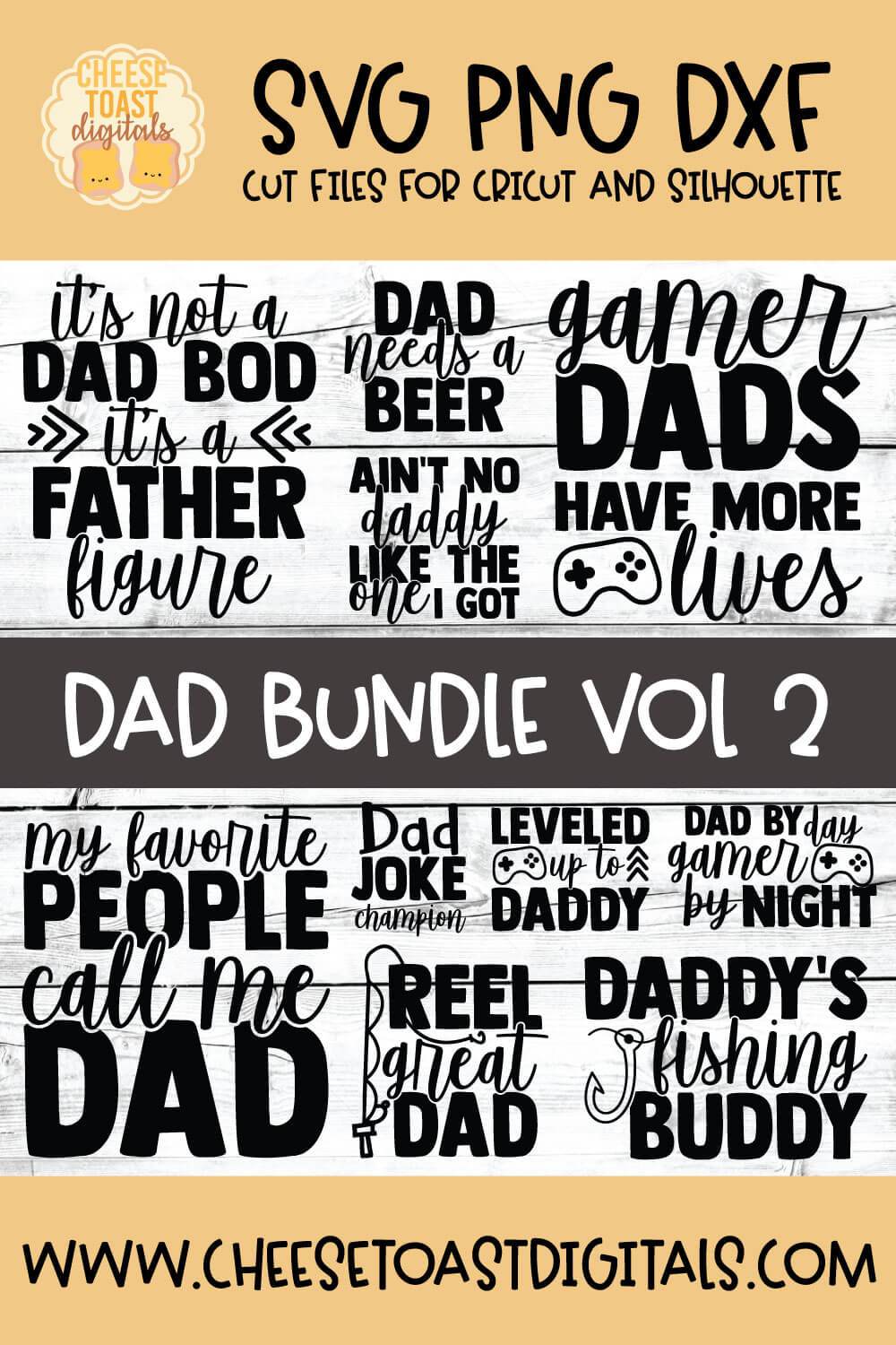 Dad SVG Bundle Vol 2 | Father's Day - So Fontsy