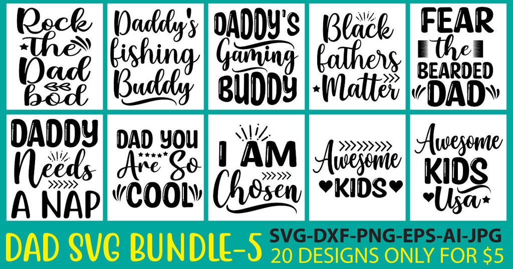 Dad Svg Bundle Vol. 3 - So Fontsy