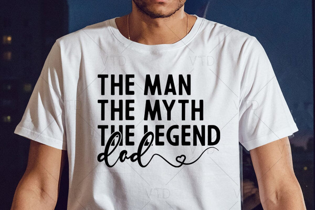Dad The Man The Myth The Legend Svg Png Files, Dad Svg, Father Svg, Father’s Day Svg, Dad Quote ...
