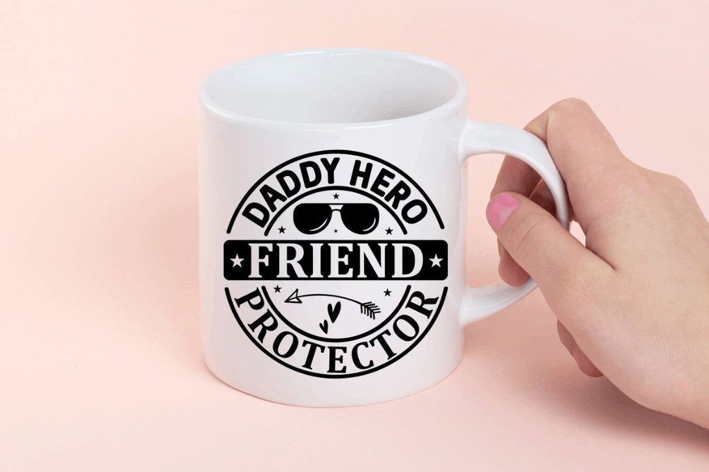 Daddy hero Friend protector SVG - So Fontsy