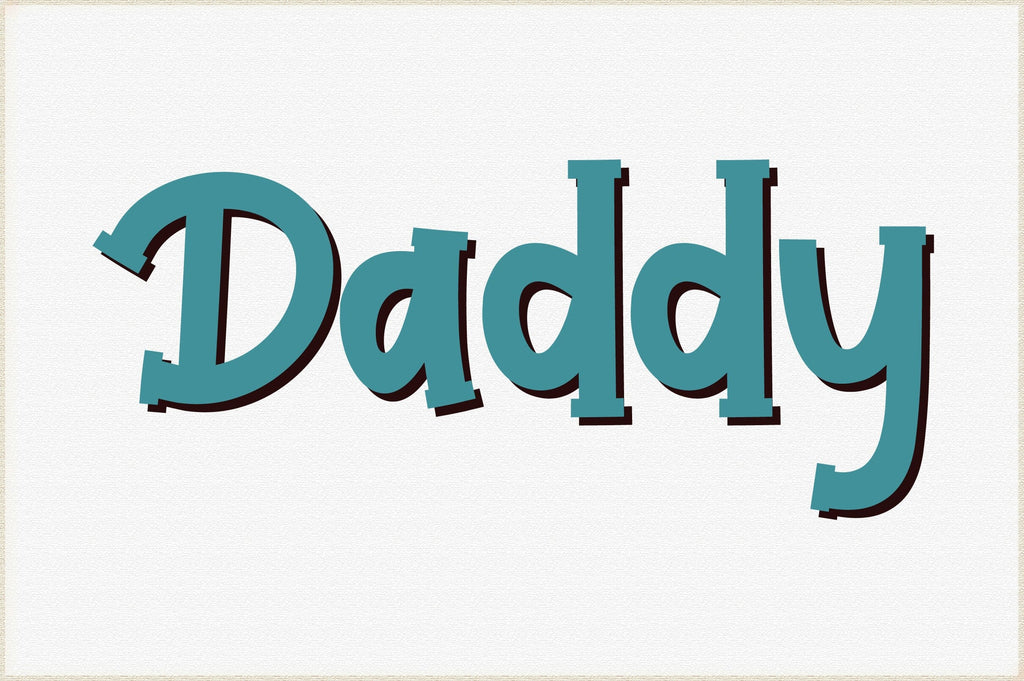 Daddy Svg - So Fontsy