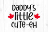 Daddy´s Little Cute-Eh Svg, Family Svg, Cricut File, SIlhouette, Svg ...