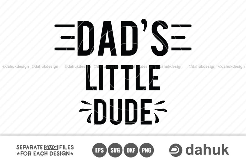 Dads Little Dude SVG, Father Son Svg, Family svg, Cricut design space ...