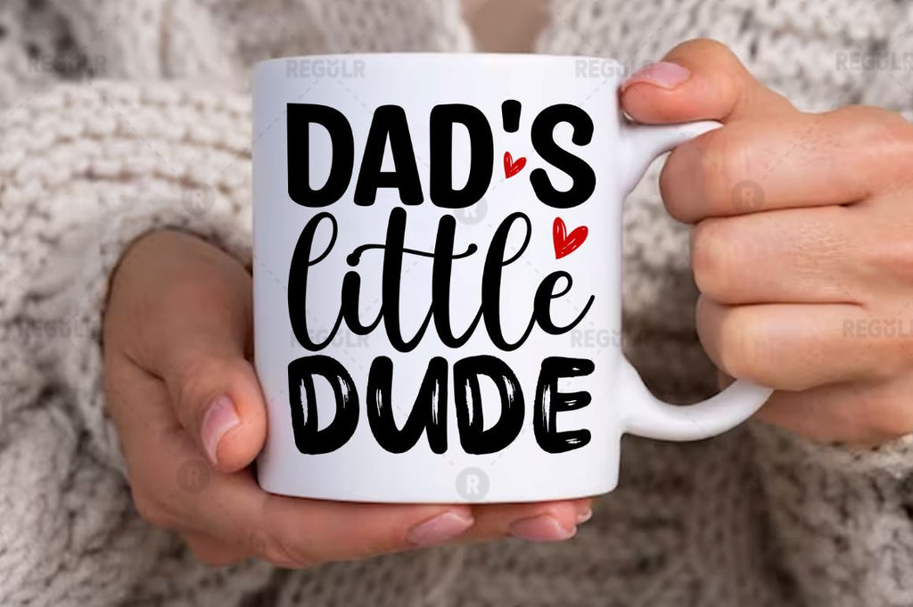 Dads little dude SVG - So Fontsy