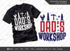 Dad's Workshop SVG Cut File | Dad Life Svg | Father's Day Svg | Gift ...