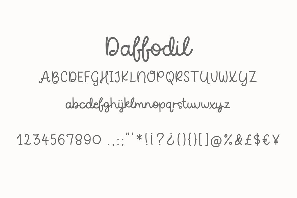 Daffodil - So Fontsy