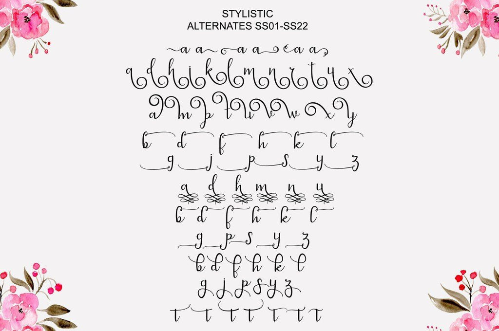 Dahlia script - So Fontsy