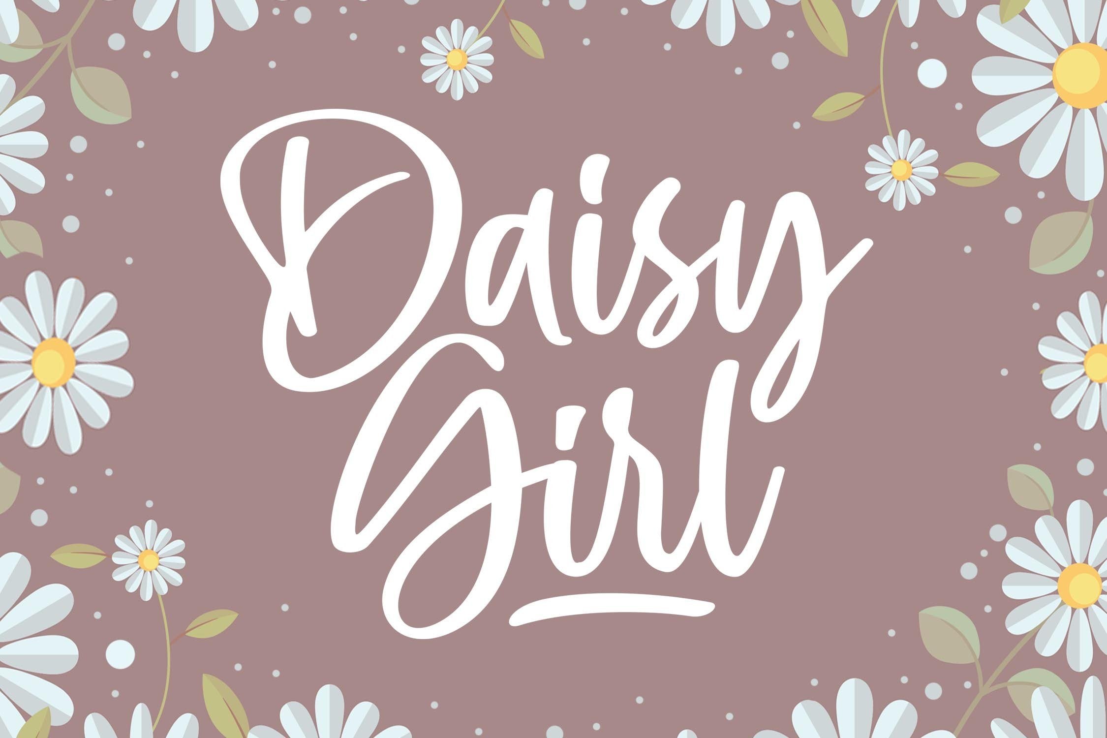 Daisy Girl - Cute Script Font - So Fontsy