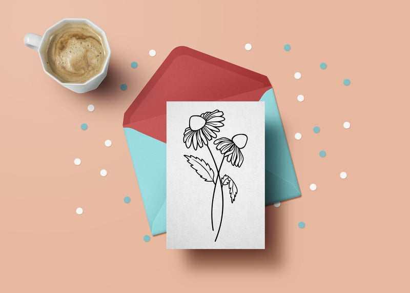 Daisy svg - April birth flower svg - Aries flower svg - So Fontsy