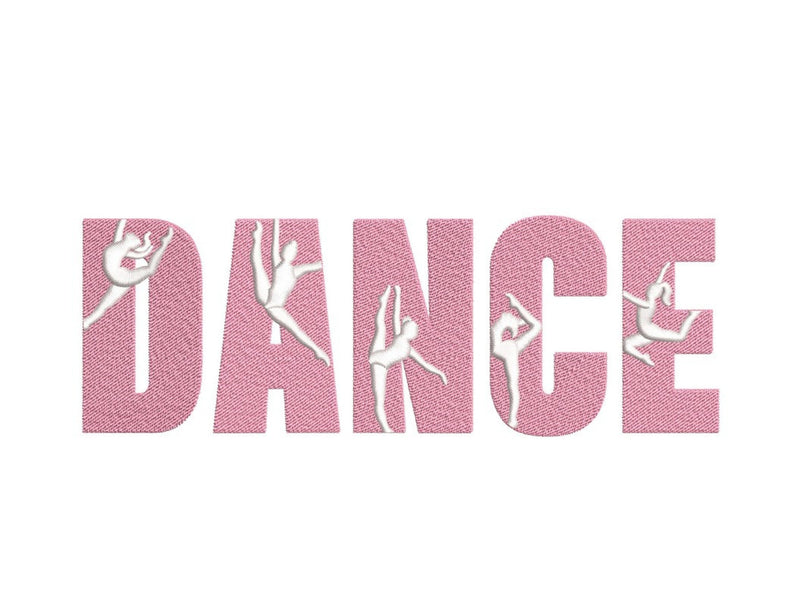 Dance Embroidery Design, Dancer Jazz Ballet Embroidery File, Embroidery ...