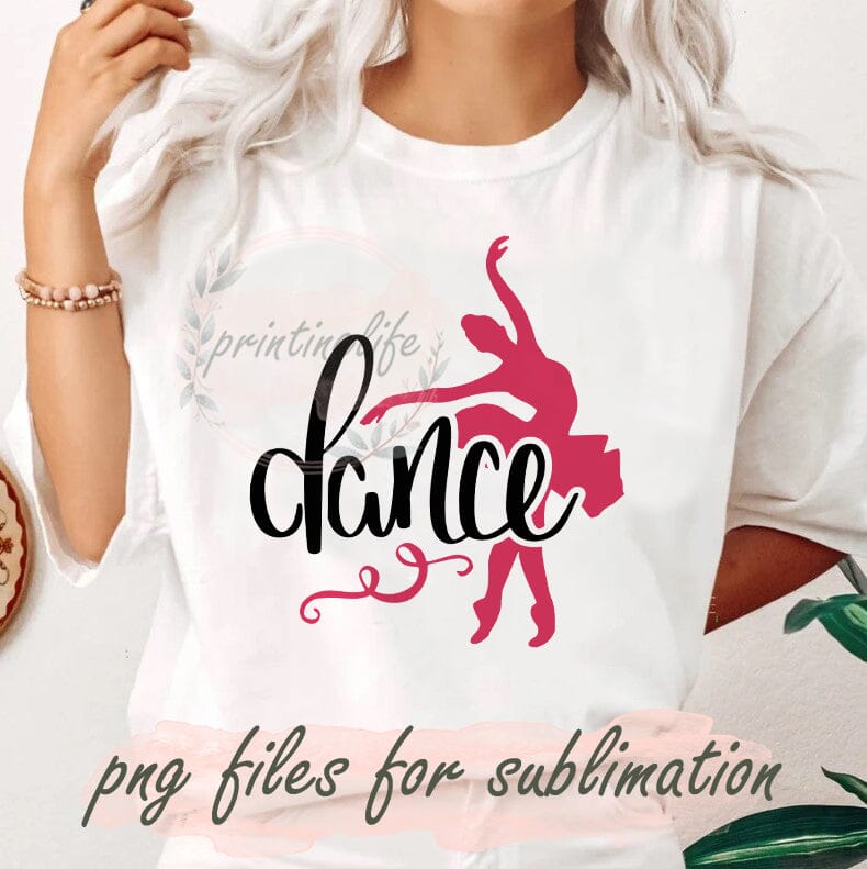 Dance Sublimation Png, Peace Love Dance Png, Dancer Design Png, Dancing ...
