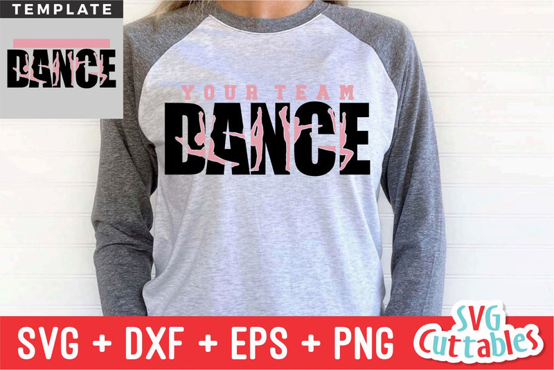 Dance svg Cut File - Dance Team - Dance Template 0017 - svg - eps - dx ...