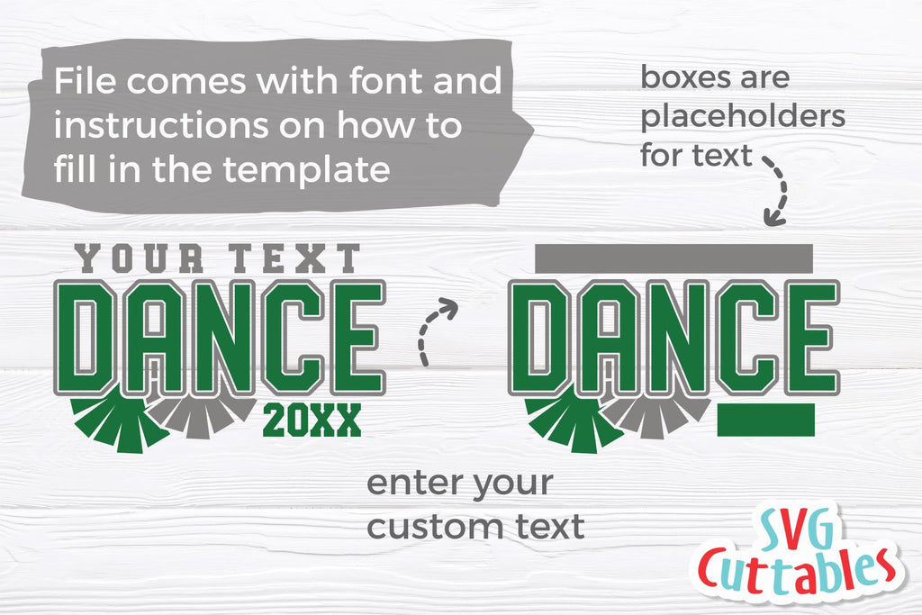 Dance svg Cut File - Dance Team - Dance Template 0044 - svg - eps - dx ...