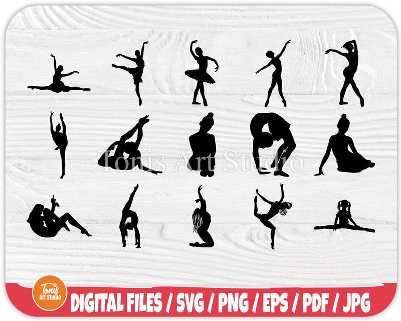 Dance SVG Cut File | Dancers Svg | Dancer Clipart | Dancer Silhouettes ...