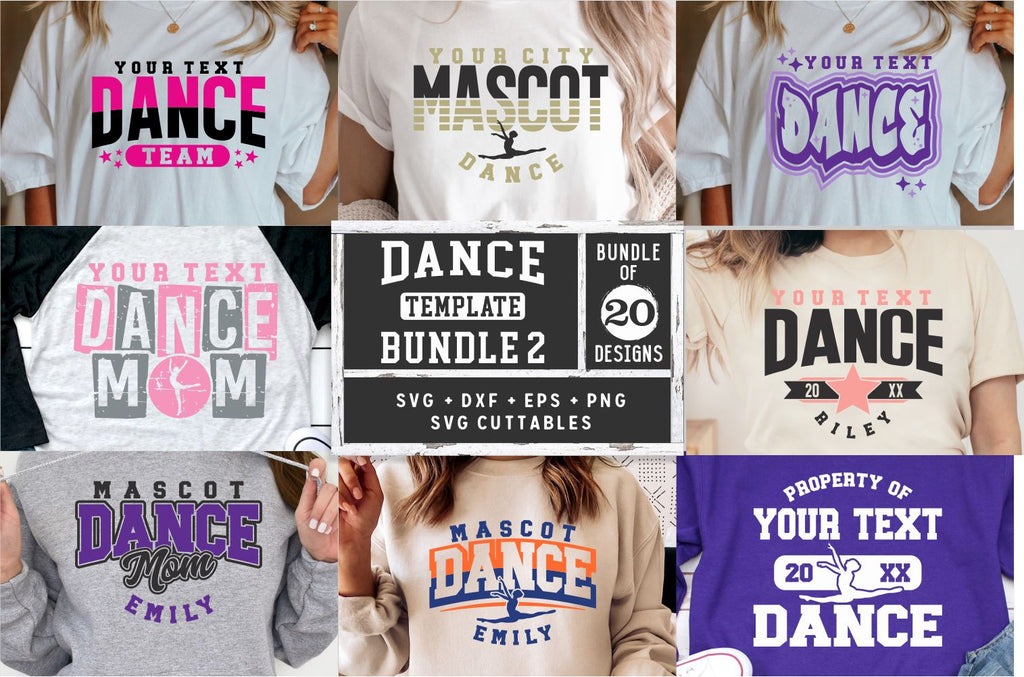 Dance svg Template Bundle 1 -Dance Cut Files - Dance Bundle - svg - ep ...