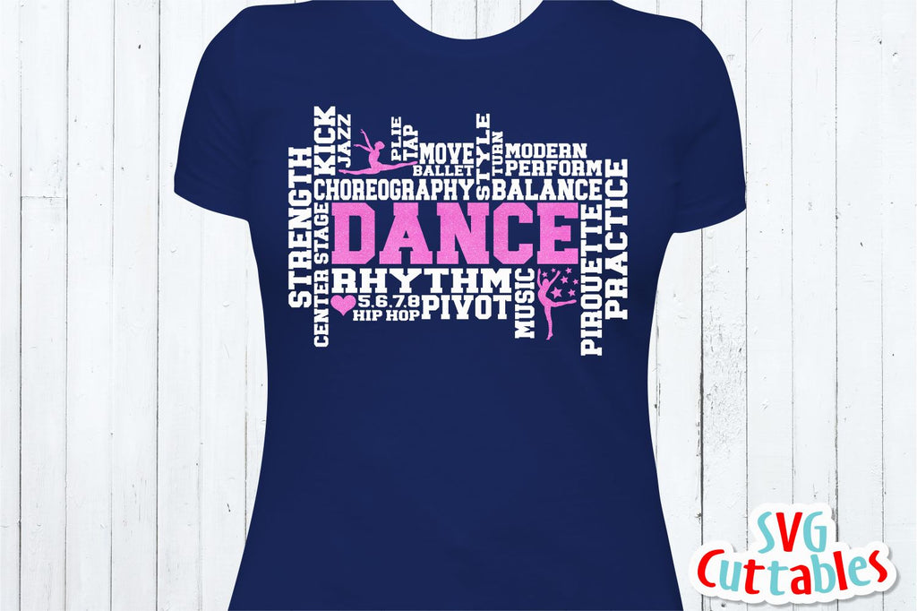 Dance Word Art - So Fontsy