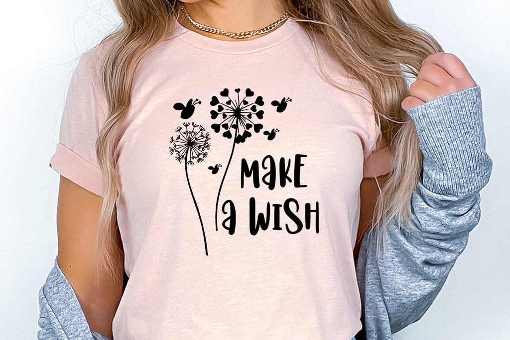 Dandelion SVG Design, Make a wish - So Fontsy
