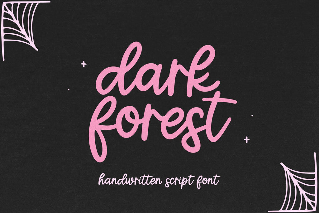 Dark Forest - Handwritten Script Font - So Fontsy
