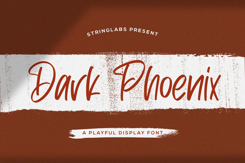 Dark Phoenix - Playful Display Font - So Fontsy