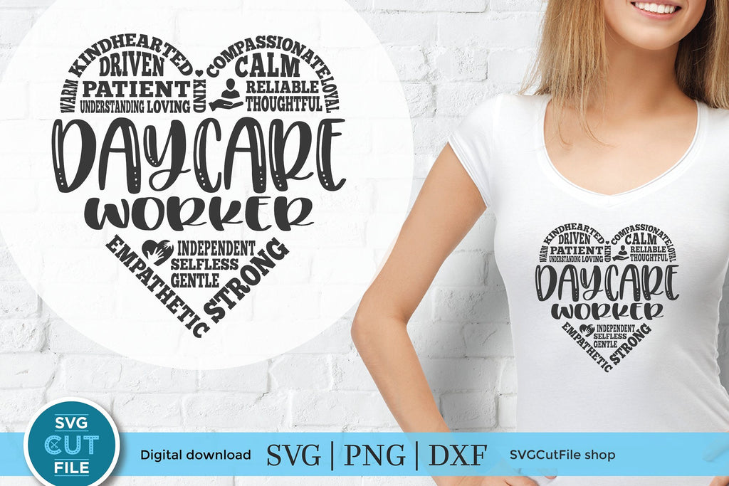 Daycare worker svg, daycare provider svg, early childhood svg - So Fontsy