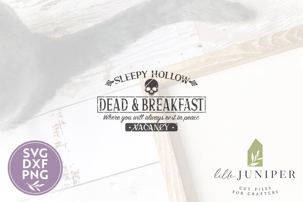 Dead and Breakfast Halloween SVG Files - So Fontsy