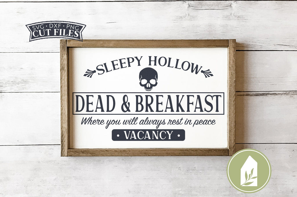 Dead and Breakfast Halloween SVG Files - So Fontsy