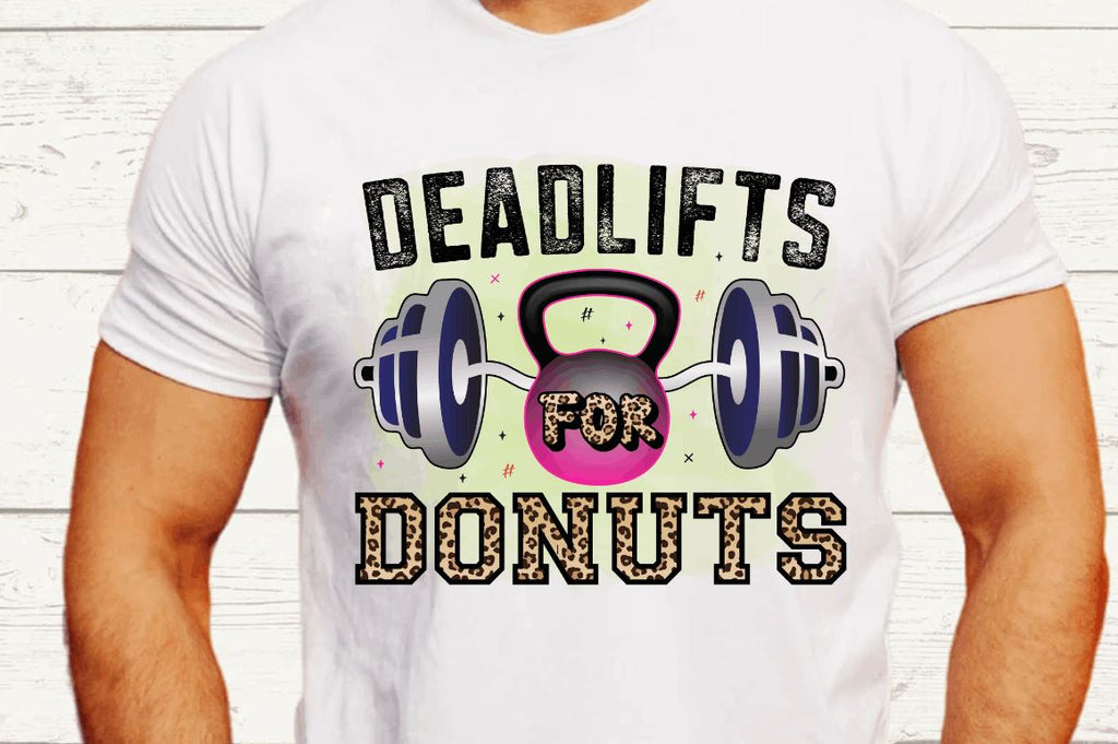 Deadlifts for donuts Sublimation PNG - So Fontsy