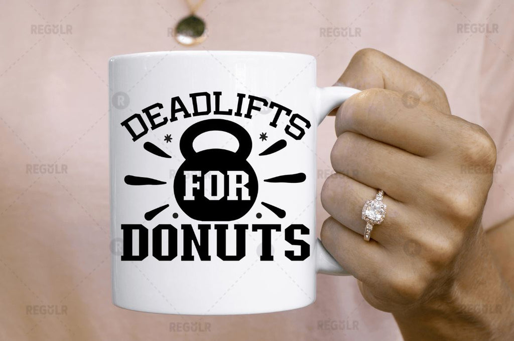 Deadlifts for donuts SVG - So Fontsy
