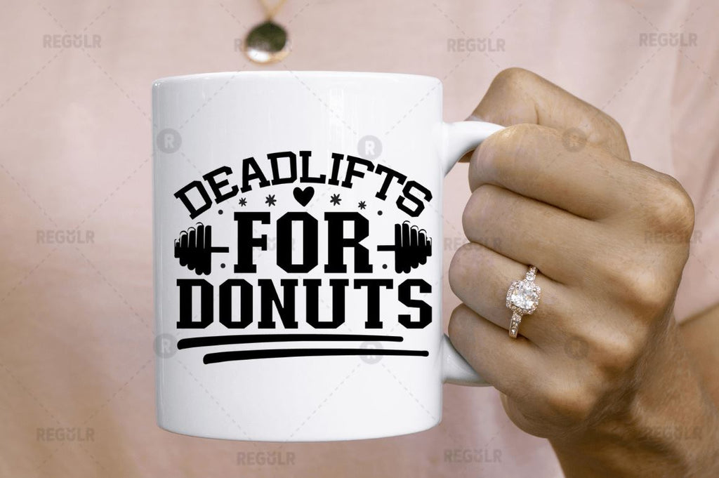 Deadlifts for donuts SVG - So Fontsy
