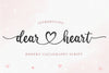 Dear Heart - Lovely Calligraphy Font - So Fontsy