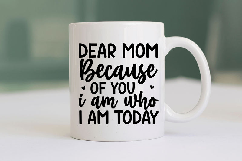 Dear mom because SVG - So Fontsy