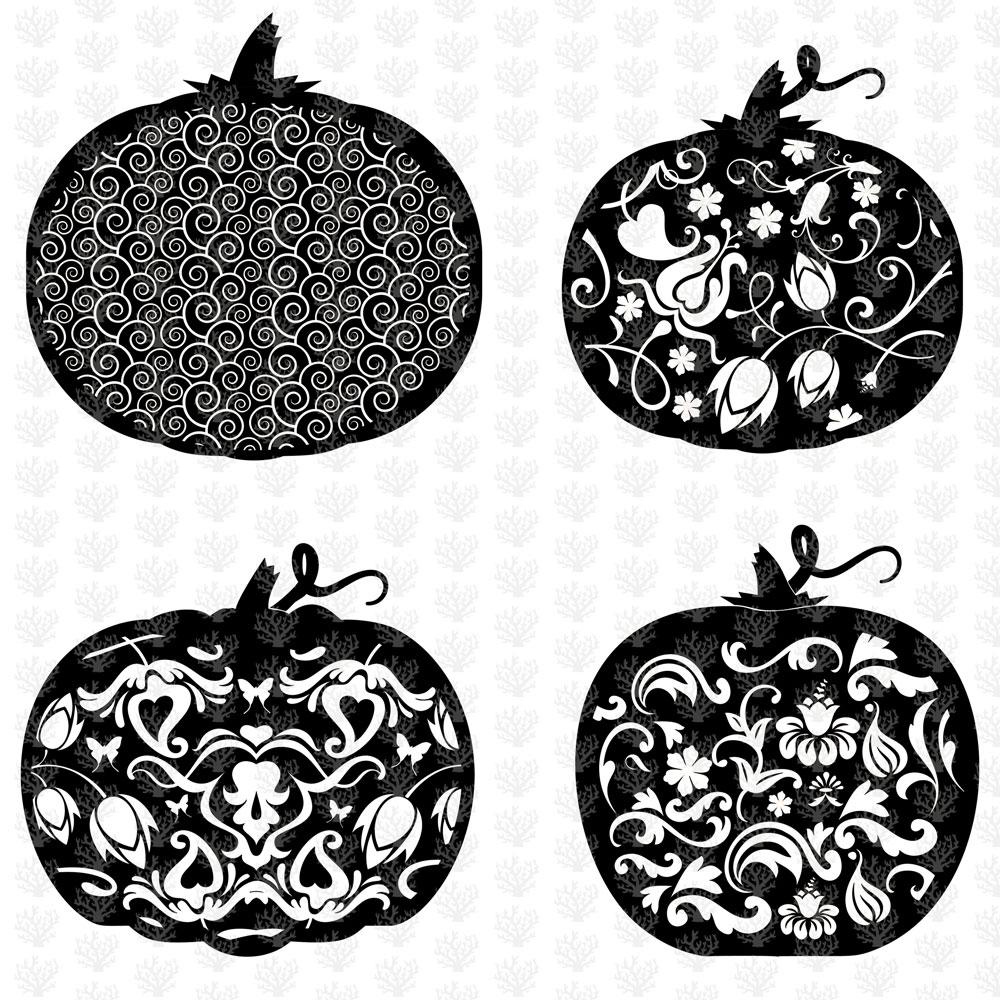 Decorative Pumpkin – Halloween SVG EPS DXF PNG Cutting Files - So Fontsy