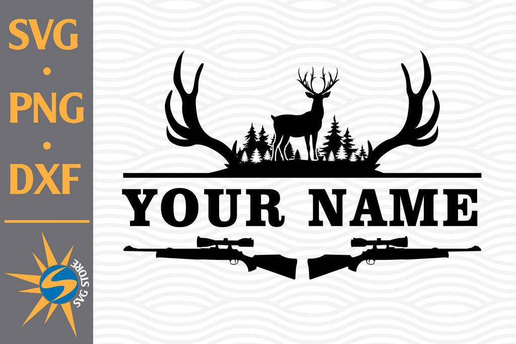 Deer Hunting SVG, PNG, DXF Digital Files Include - So Fontsy