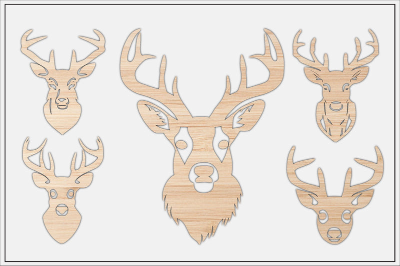 Deer laser cut SVG bundle - So Fontsy
