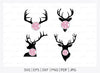 Deer monogram svg, Deer svg bundle, Antler Monogram SVG, Antler Decal ...