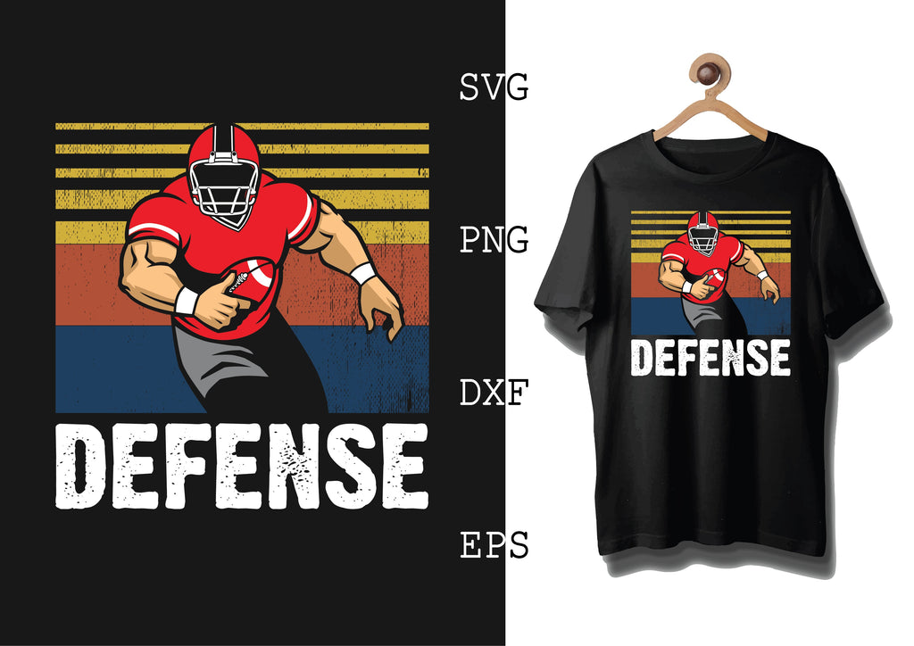 Defense Svg, Football Season Svg, Football Team Svg, American Football ...
