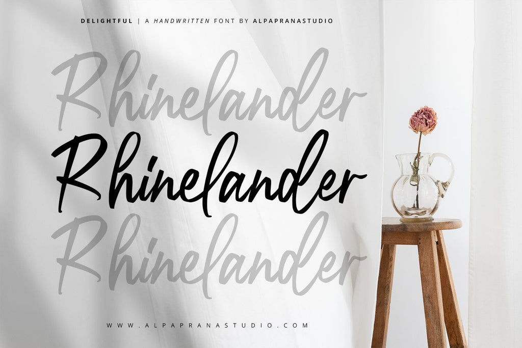 Delightful - Handwritten Font - So Fontsy