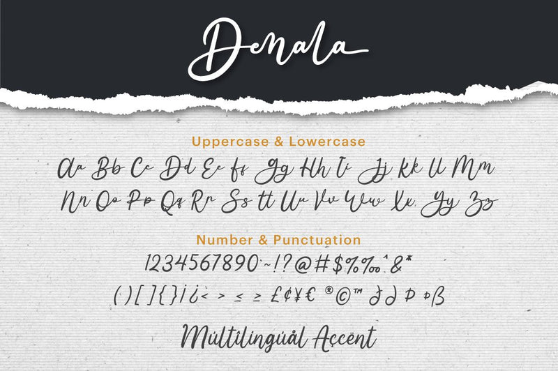 Denala - Script Font - So Fontsy