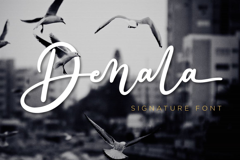 Denala - Script Font - So Fontsy