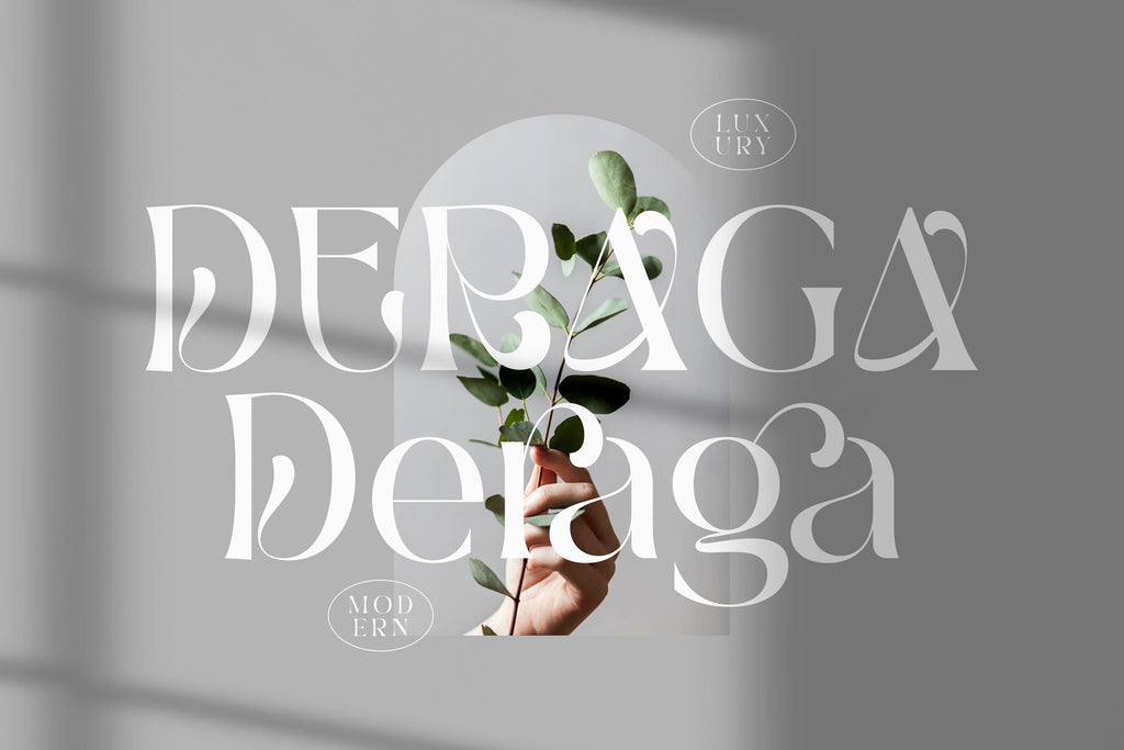 Deraga Typeface - So Fontsy