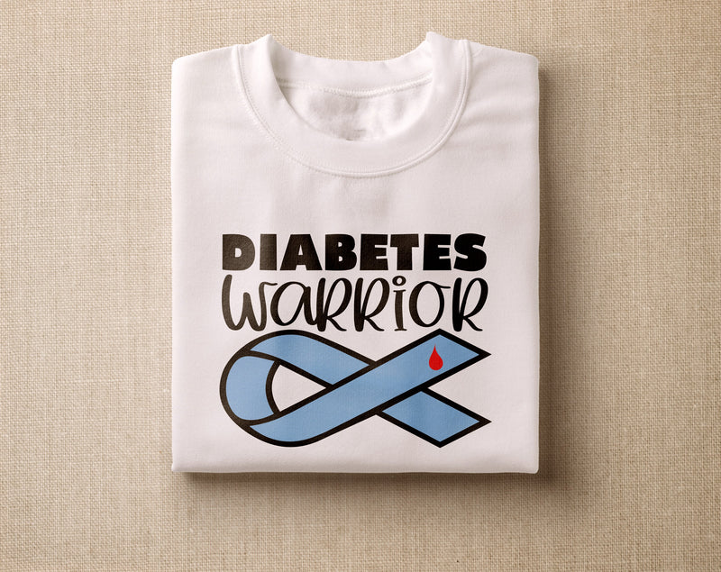 Diabetes Awareness SVG Bundle, 6 Designs, Diabetes Warrior SVG, Fight ...